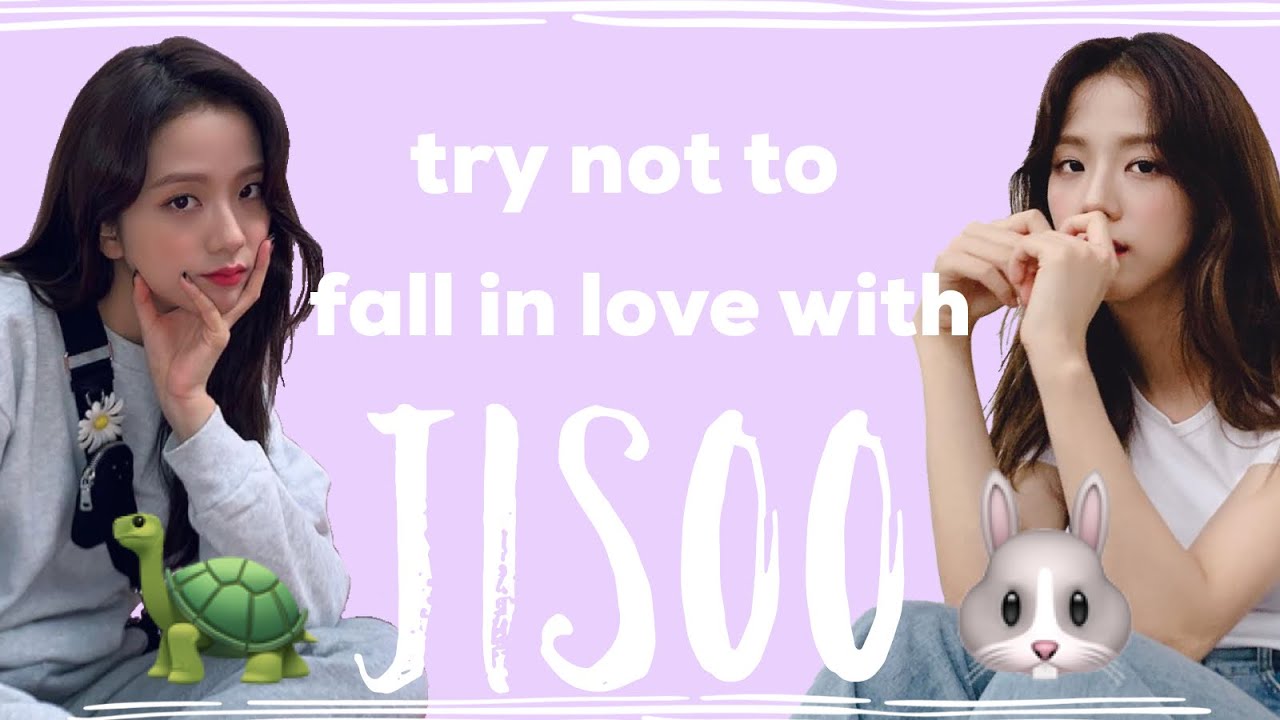 BLACKPINK JISOO TURTLE RABBIT KIM Cute moments ️ 블랙핑크 지수 입덕계기 영상 💜🐢🐰 ...