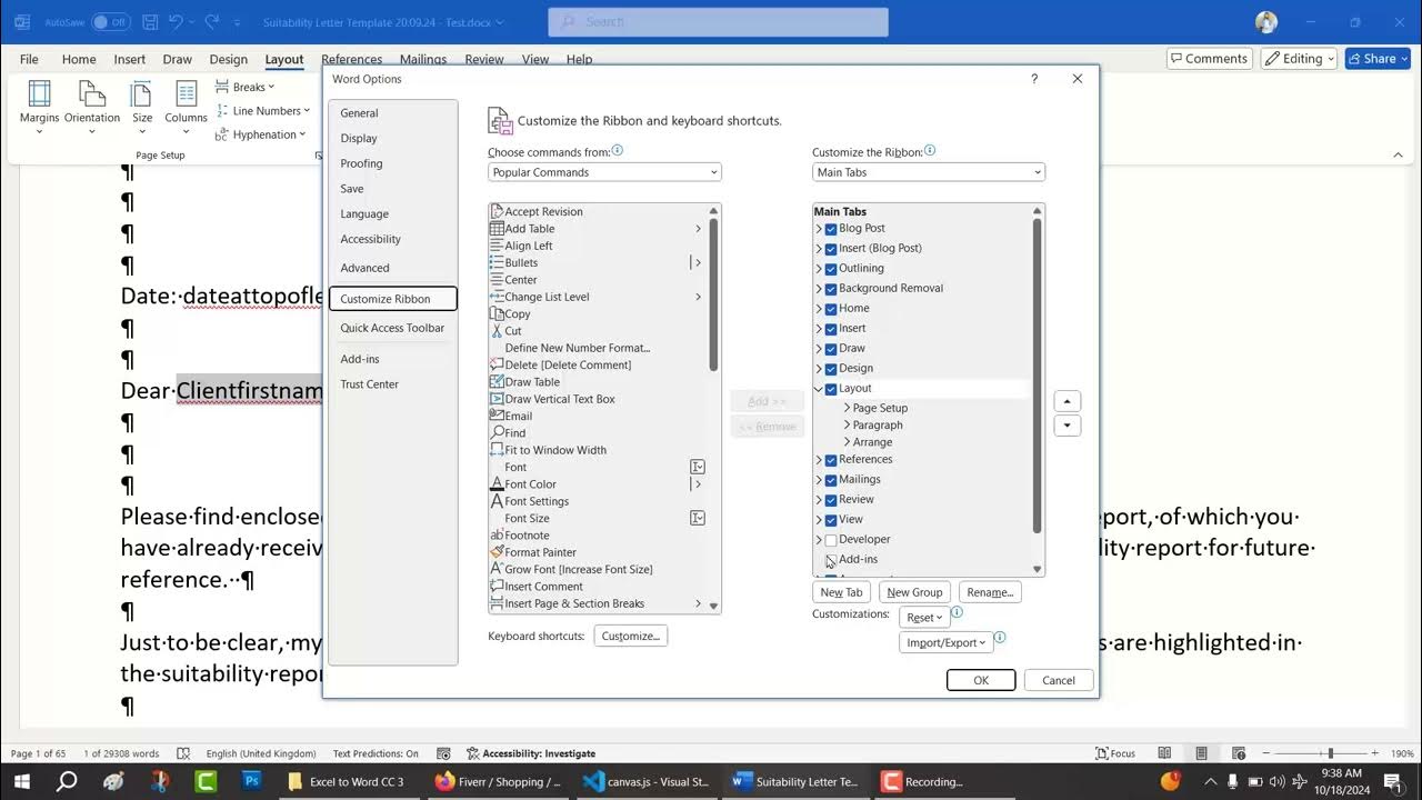 Step-by-Step: Using Content Controls and Developer Tab in Word - YouTube