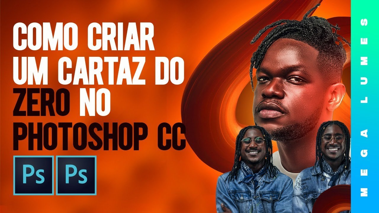 Como Criar Um Cartaz do Zero no Adobe Photoshop CC - YouTube