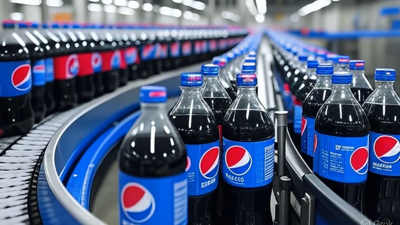 How Pepsi is Made in the Factory | Inside the Pepsi Production Line ...