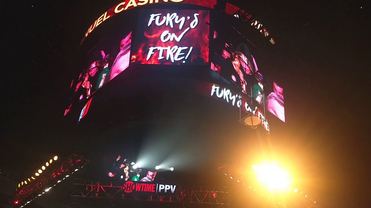 Tyson Fury Ring Entrance vs. Deontay Wilder | AGAINST THE ROPES Podcast ...