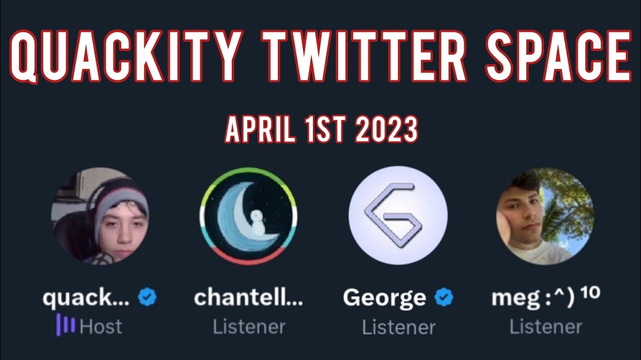 Quackity Twitter Space, April 1st 2023 - YouTube