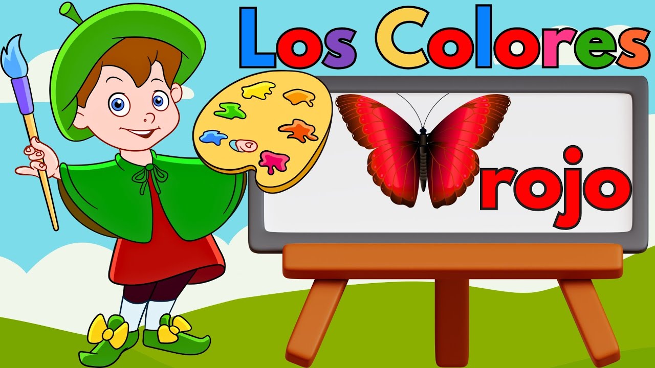 Aprender español: Los colores para niños 🟥🟨🟦 🔴Live - YouTube