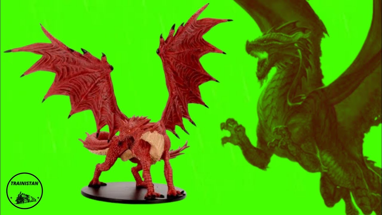 Red dragon green screen animation |Trainistan| copy right Free 🆓 - YouTube