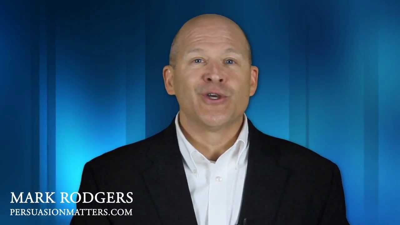 Mark Rodgers - Persuasion Matters | Liability or Asset - YouTube