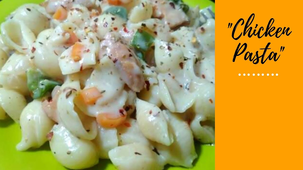 Chicken Pasta without Cheese | yummy Chicken Pasta | Vini's Cooking ...