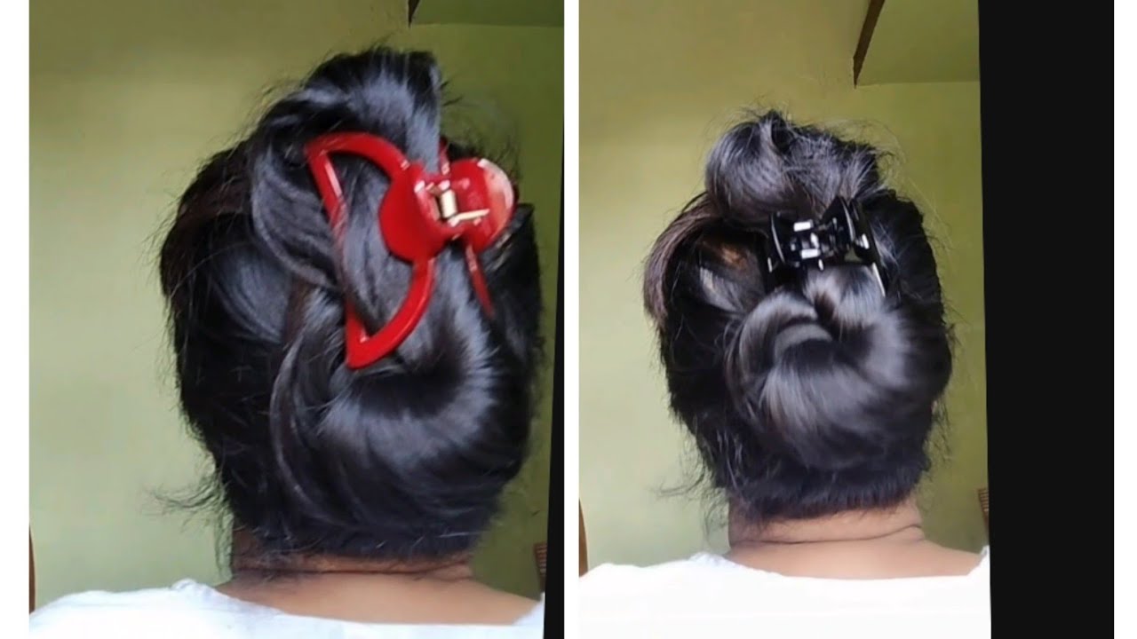 cluture hairstyle|| cluture hairstyle for long hair|| two type of ...