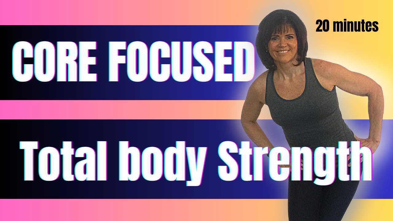 20 min Total Body Compound Strength with Core Focus Workout for Women ...
