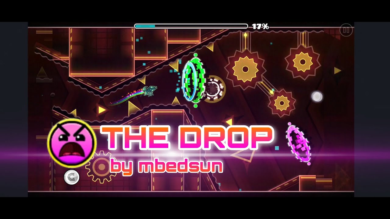 THE DROP by mbedsun (Insane 9*) [All coins] | Geometry Dash - YouTube