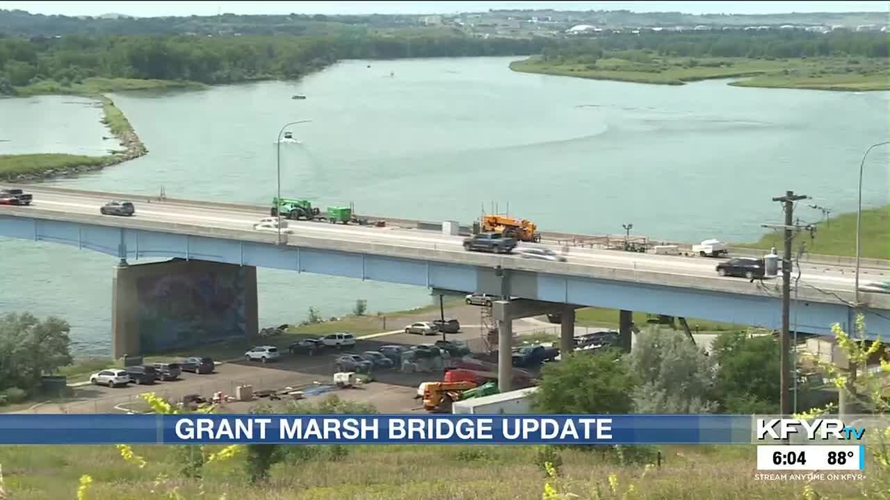 Grant Marsh Bridge construction is on schedule - YouTube