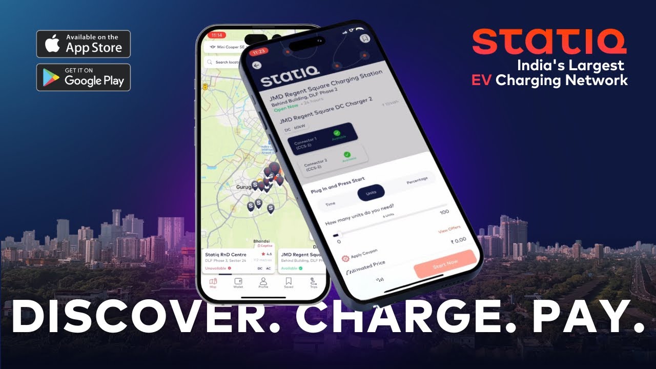 Explore the All-New Statiq App | EV Charging App | Available on iOS and ...