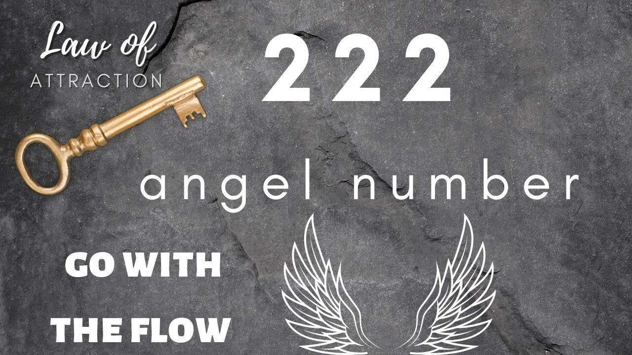 "Go With The FLOW!" Angel Number 222, Numerology 222, Spiritual Meaning ...