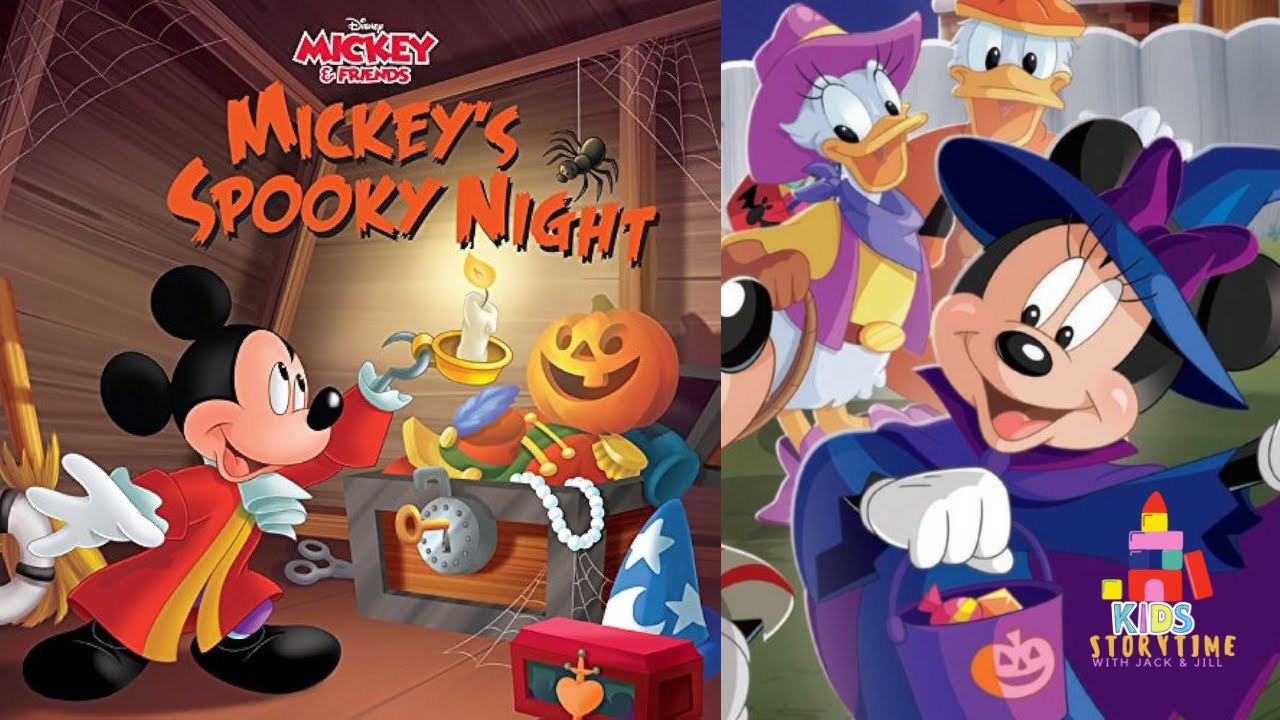 🏴‍☠️🎃Kids Book Read Aloud: Disney Mickey And Friends : Mickey's Spooky ...
