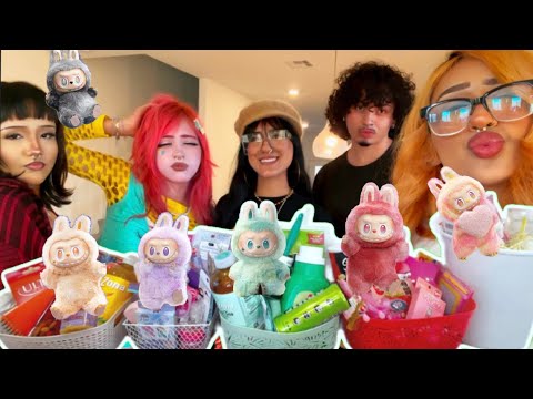 WE MADE EACH OTHER LABUBU BASKETS - YouTube