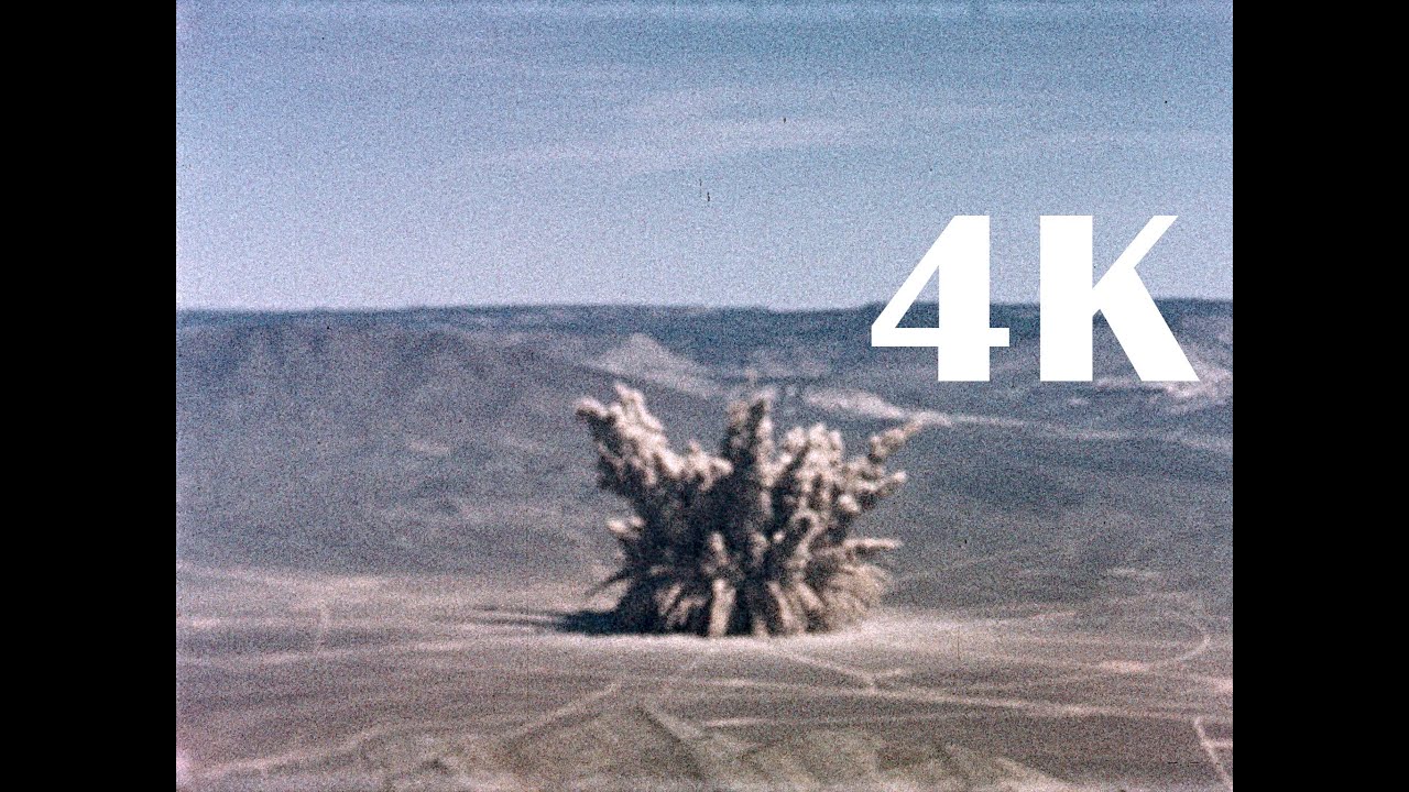 U.S O.P Teapot Effects Sub-Surface detonation 1955 color footage - YouTube