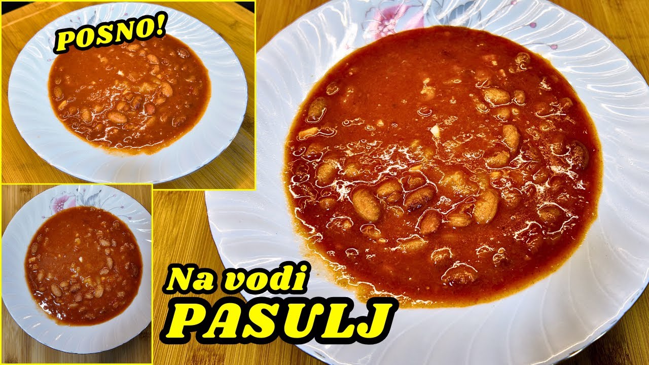 Kako se pravi POSNI PASULJ NA VODI! Nema brašna, samo povrće! - YouTube