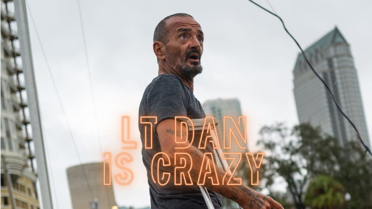 Florida Man "Lieutenant Dan" Survives Hurricane Milton & Hurricane ...