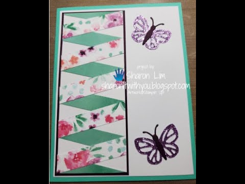 #163 VIDEO Twisted Ribbon card - YouTube