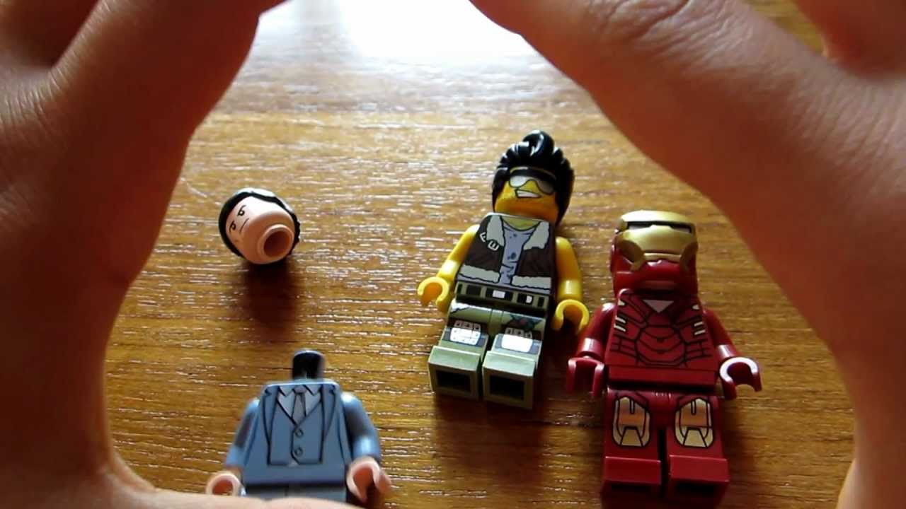 How to Make a Custom Tony Stark Lego Minifig - YouTube