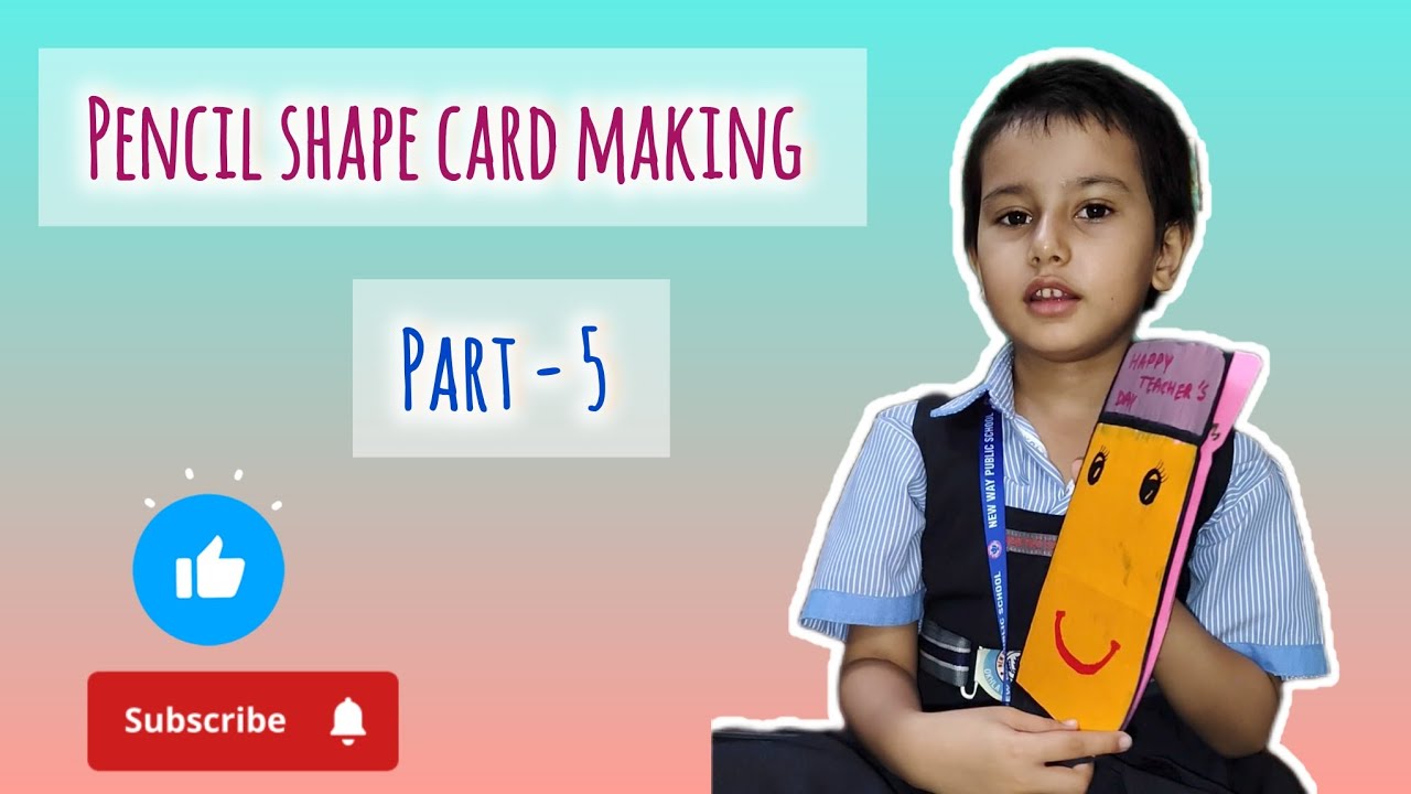 Pencil shape Card making #diy #cardmaking #handmadecards # ...
