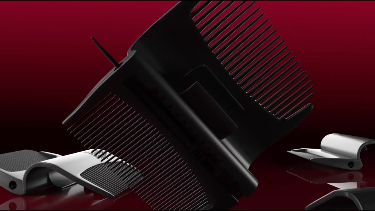 Kwik Fingers 3-n-1 Hairstyling Finger Comb - YouTube