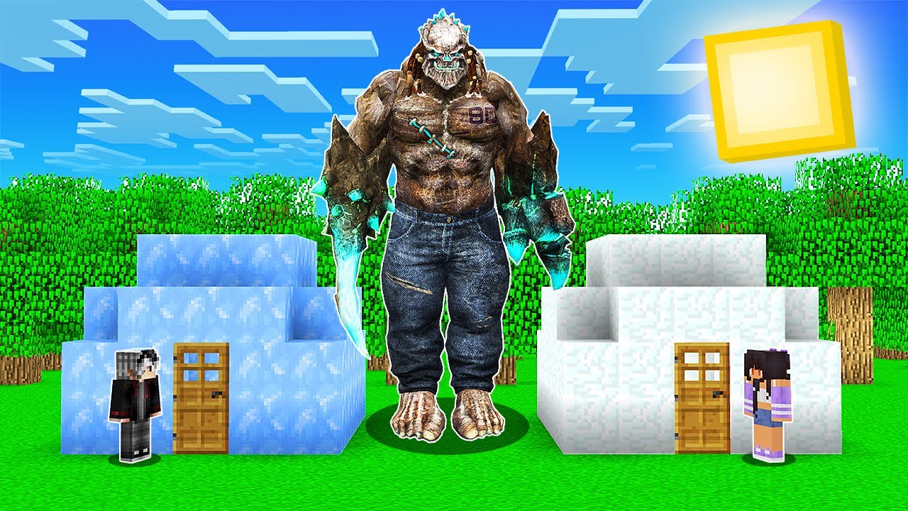 KAR CANAVARI VS EV! 😱 - Minecraft - YouTube