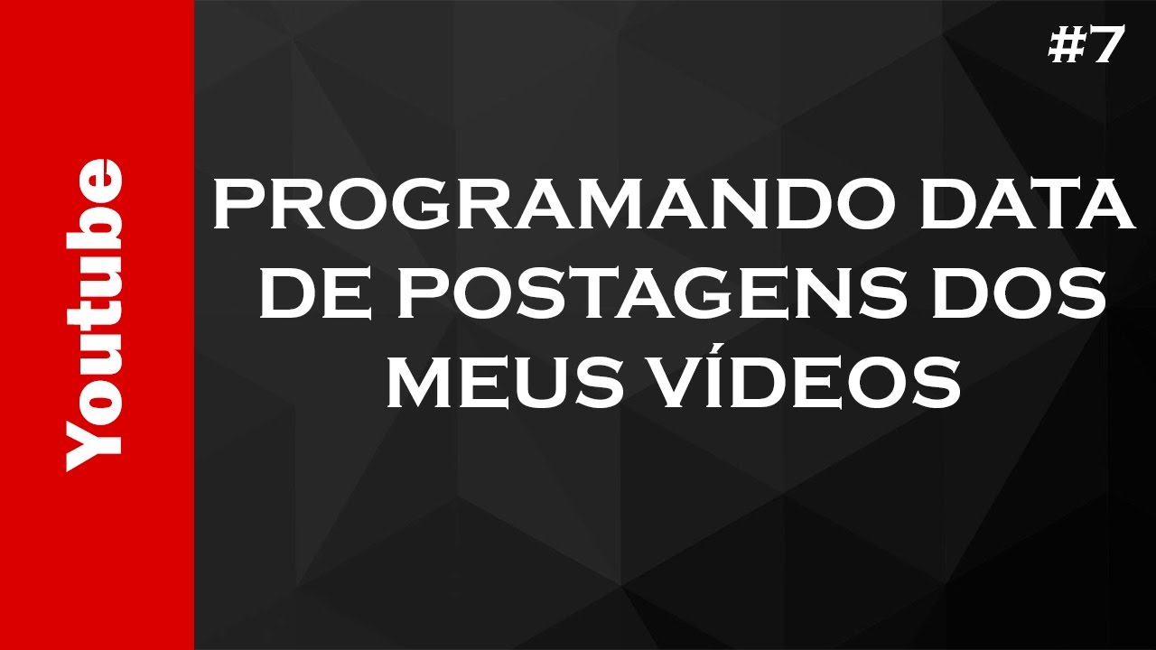 Como Programar Postagem de Vídeos no Youtube - YouTube