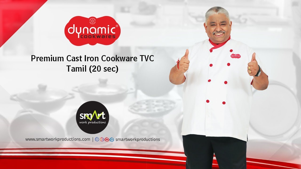 Dynamic Premium Cast Iron Cookware TVC | Chef Damu | Dialogue Version ...