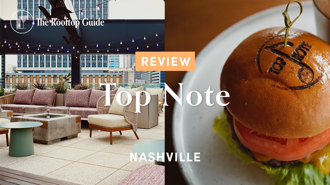Top Note rooftop bar in Nashville - Review - YouTube