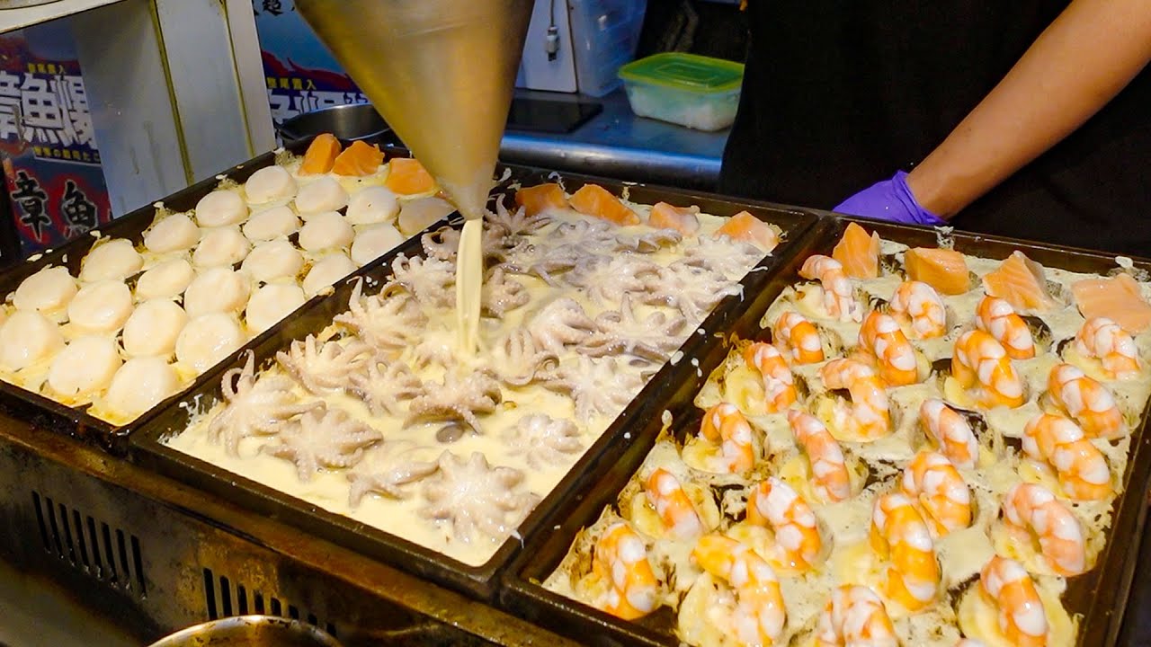 Taiwanese Street Food Tour of Liuhe & Ruifeng Night Market 2023 - YouTube