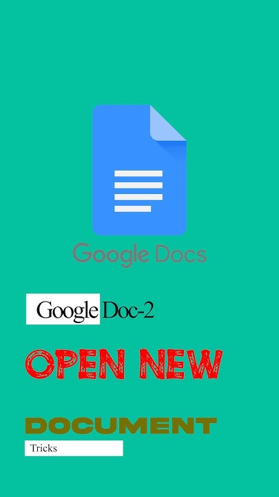 How to Create New Document | Google Docs | Part -2 #youtubeshorts # ...