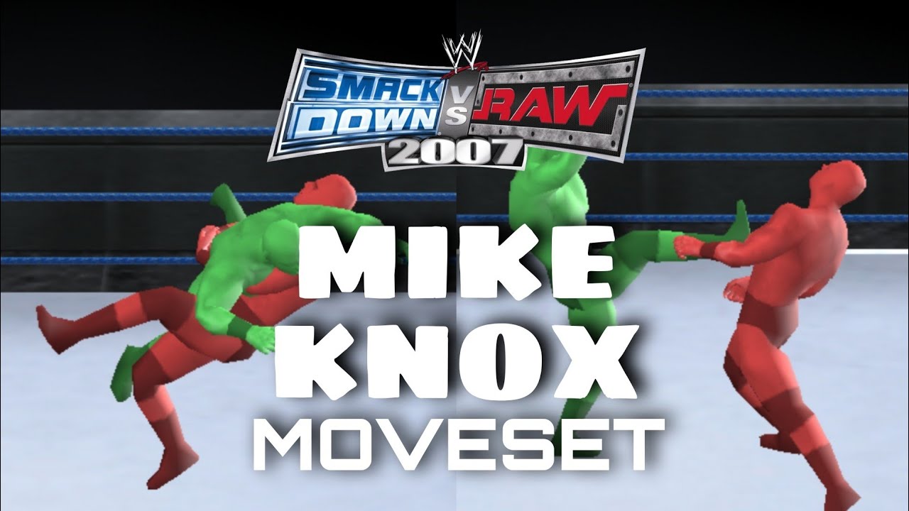 Mike Knox Moveset for SvR 2007 PSP - YouTube