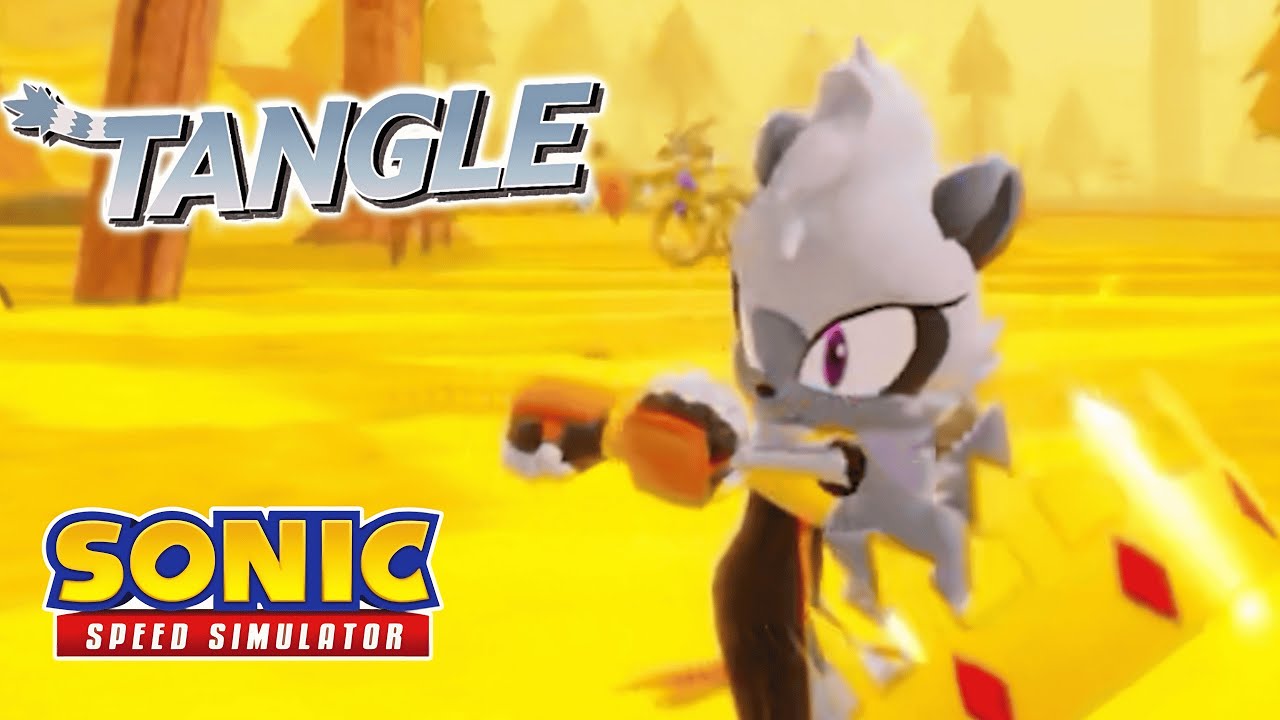 Tangle the Lemur + Autumn Forest Zone Showcase! | Sonic Speed Simulator ...