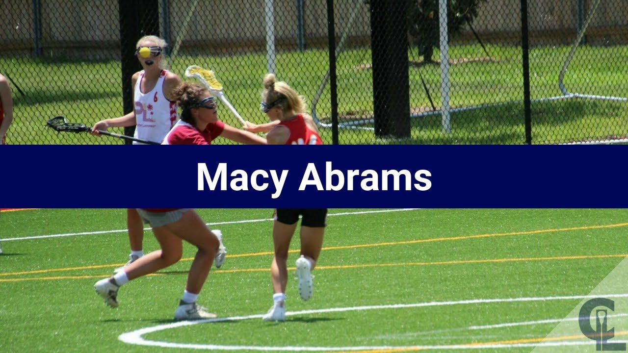 Macy Abrams Lacrosse Highlights - CO 2024 - Def. Mid - YouTube