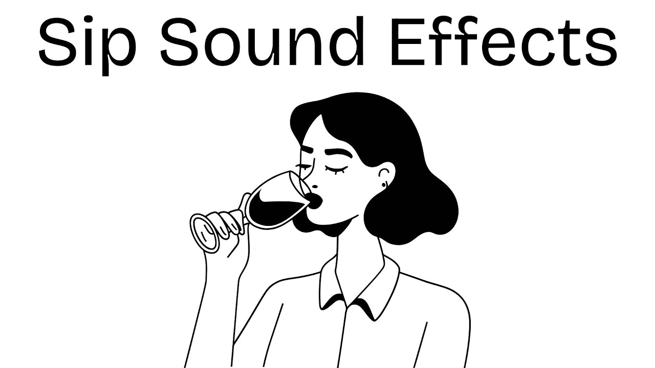 Sipping sound effect - YouTube
