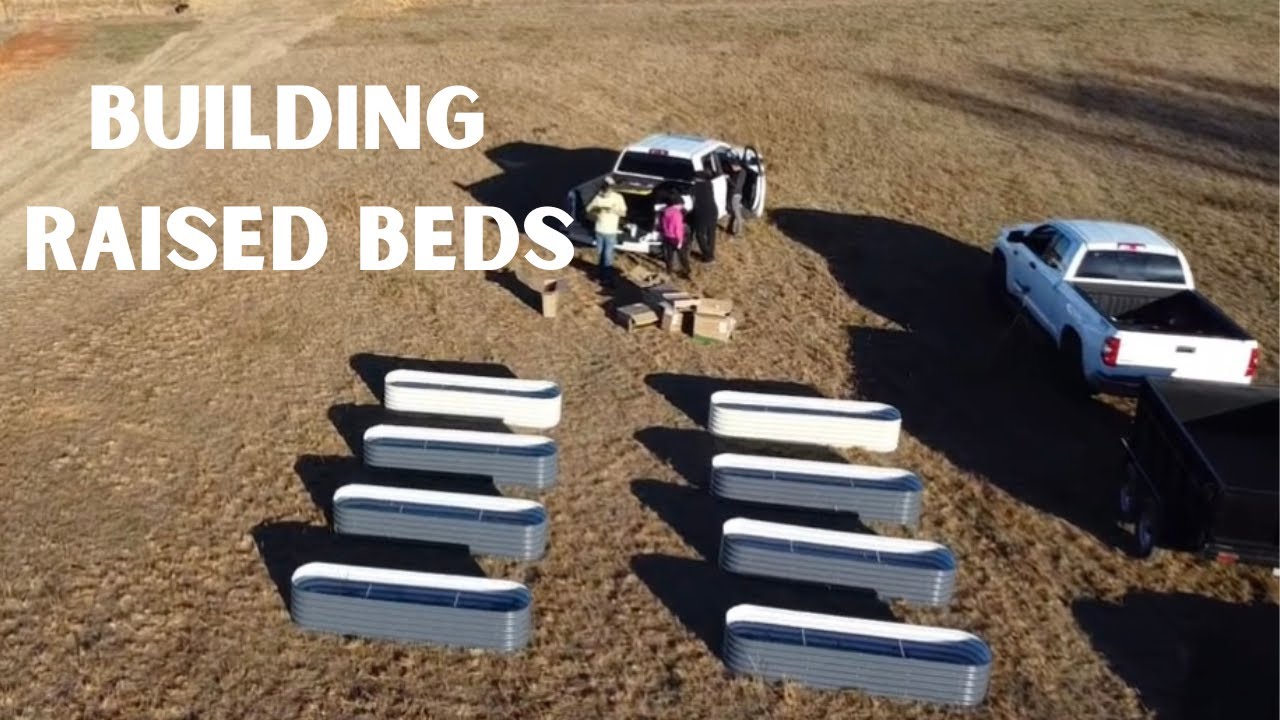 Building Vegega Raised Beds for our Homestead | Bulk Soil - YouTube