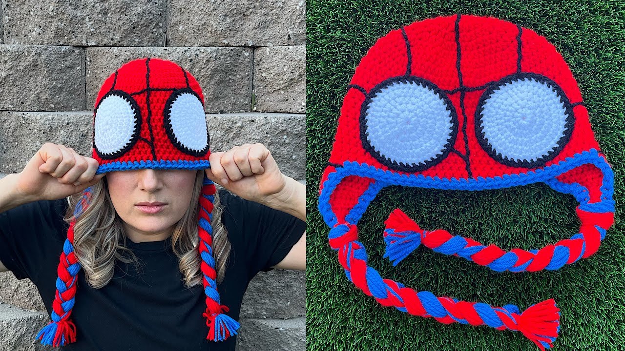 Como Hacer Un Gorro De Spiderman A Crochet Gancho O Ganchillo Youtube
