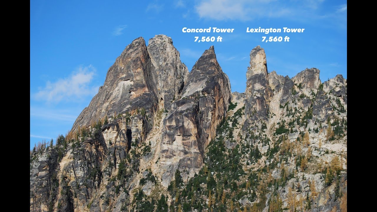 Climbing Lexington Tower and Concord Tower, Liberty Bell Group - YouTube