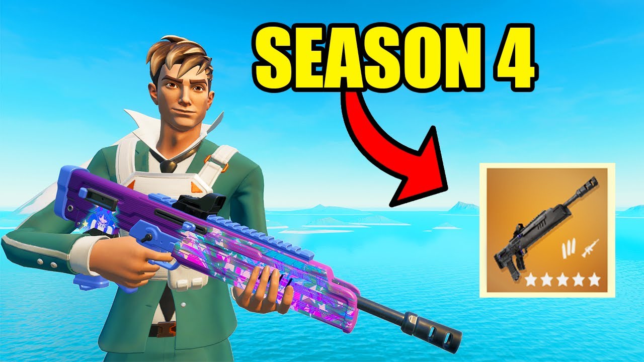How To Get The REDEYE Assault Rifle In Fortnite Season 4 - YouTube