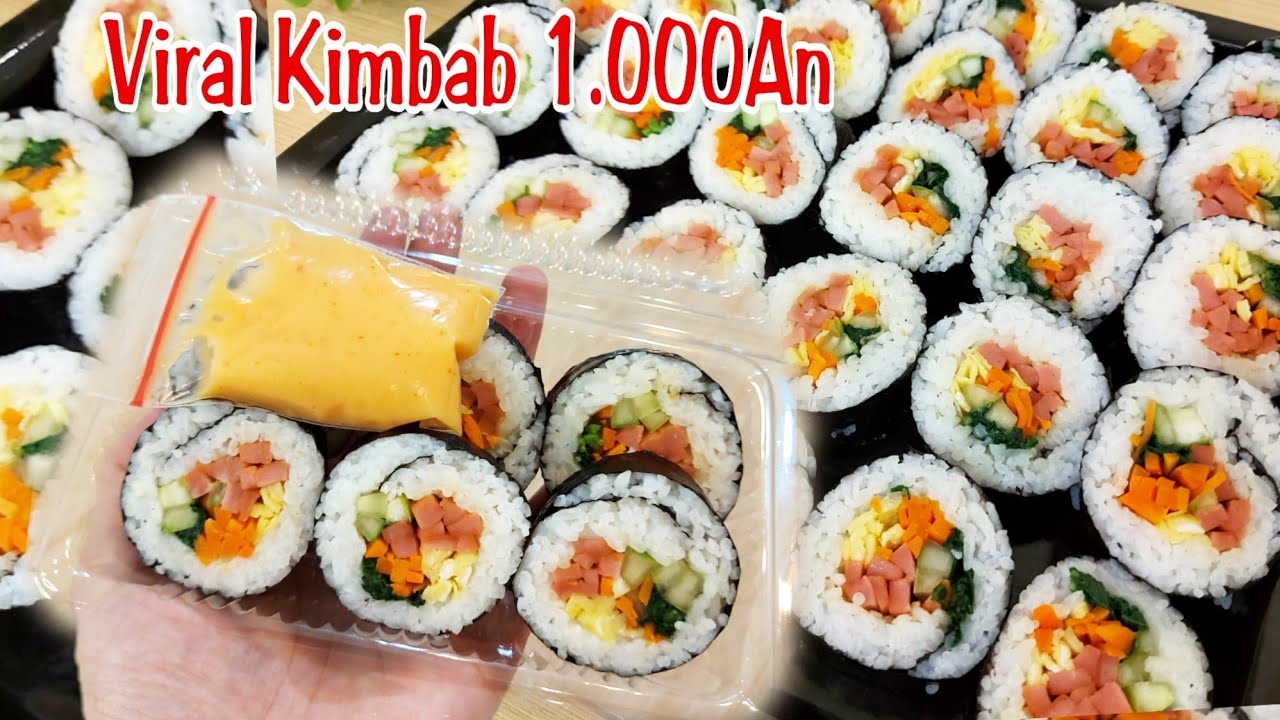 VIRAL KIMBAB 1.000-AN... MODAL 60.000AN UNTUNG 2×LIPAT... PANTES RAME ...