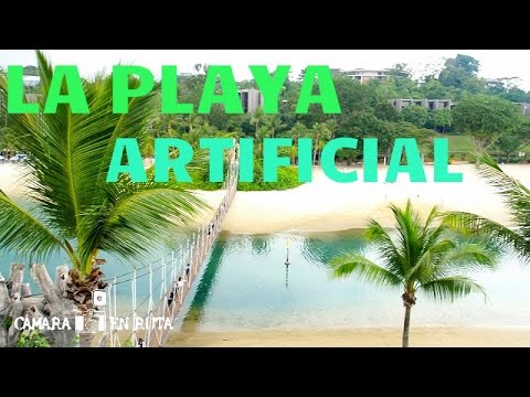 LA PLAYA ARTIFICIAL MÁS IMPRESIONANTE DEL MUNDO - YouTube