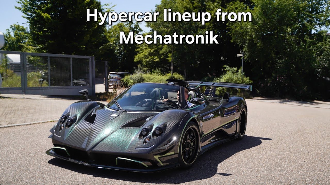 Very Rare Hypercars from Mechatronik drive on the Streets in Germany ...