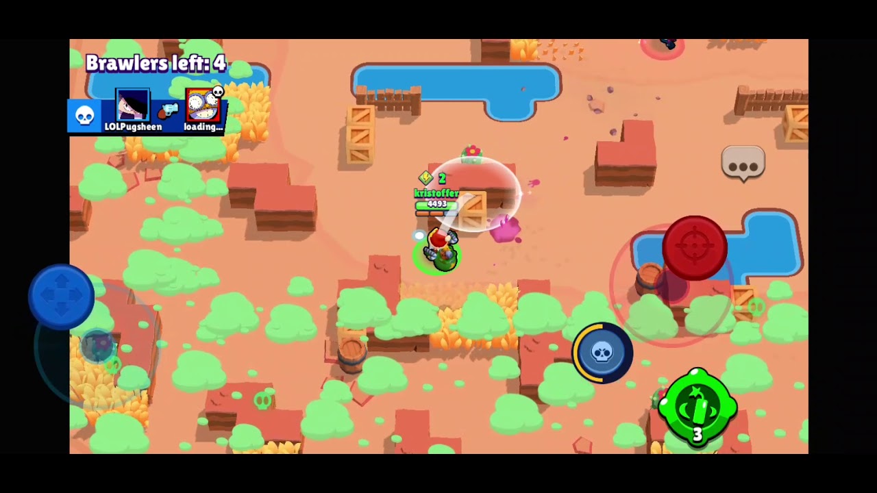 My first game with Santa Mike in brawl stars - YouTube
