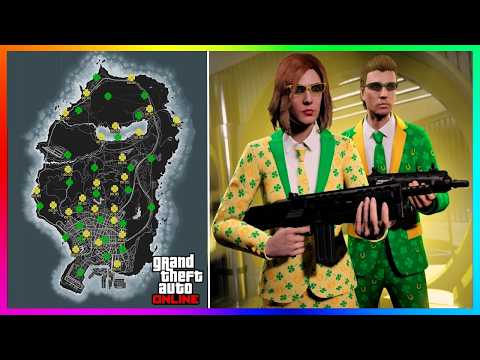 ALL NEW CLOVER LOCATIONS, Golden & Lucky Clovers, OUTFIT, Money, GTA5 DLC 2026 (GTA Online Update)