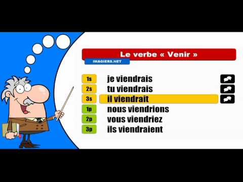 La conjugaison du verbe Venir # Conditionnel Présent - YouTube