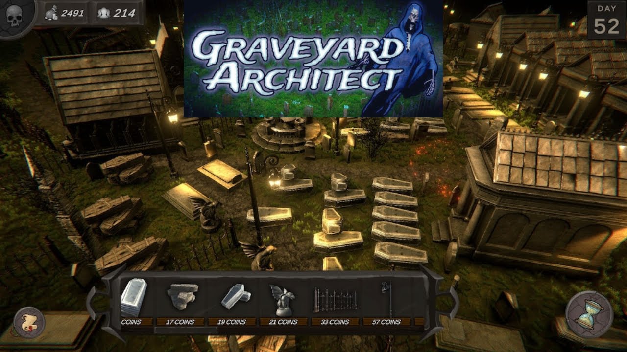 Il gioco che TUTTI stavamo aspettando ambientato in un cimitero: "GRAVEYARD ARCHITECT" -Ep ...