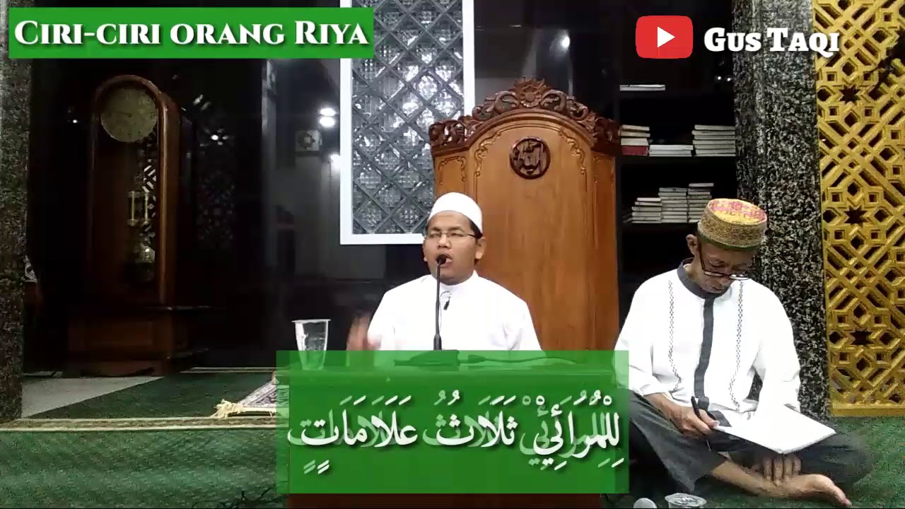 Ciri-ciri Orang Riya | Yudin Taqyudin - YouTube