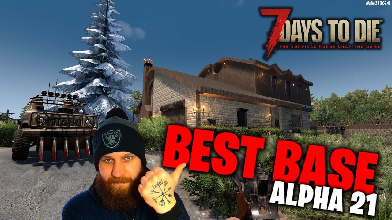 7D2D BEST BASE ALPHA 21 & EINBLICK HORDE BASE - YouTube