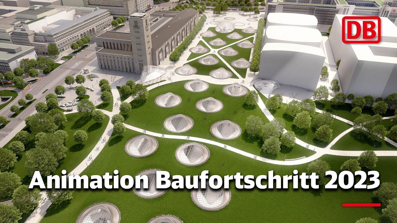 Stuttgart 21: Animation Baufortschritt 2023 - YouTube