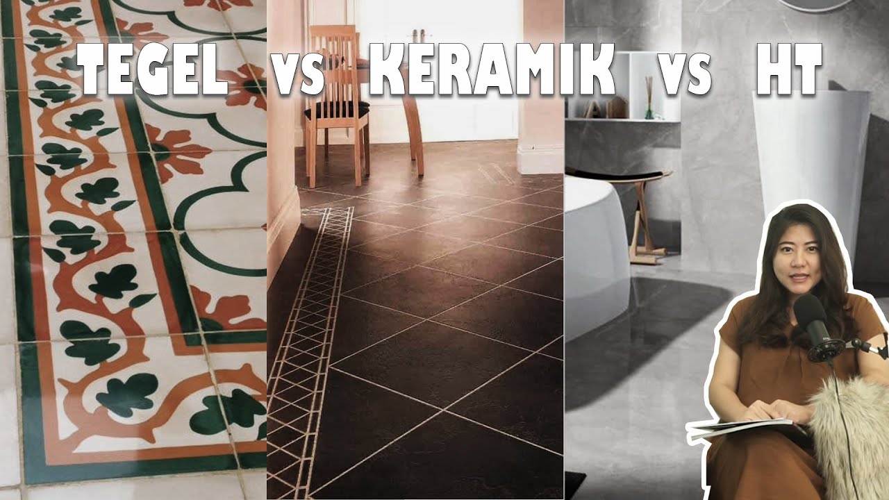 PERBANDINGAN TABEL: MATERIAL TEGEL VS KERAMIK VS HOMOGENOUS TILES ...